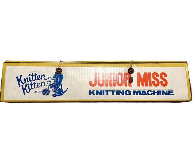 Vintage Junior Miss Knitten Kitten Knitting Machine Like New - Etsy