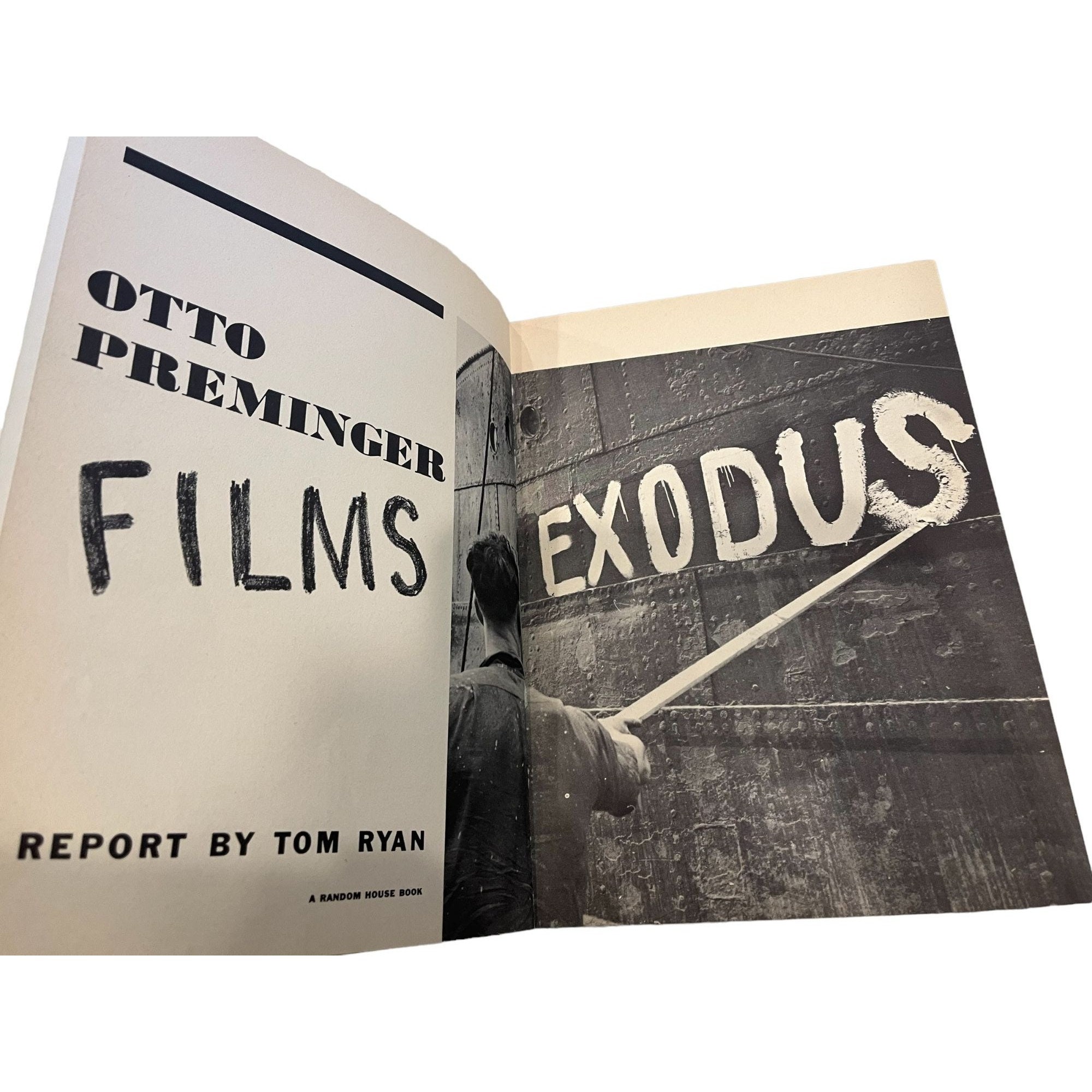 Vintage 1960 Otto Preminger Films Exodus Program Book Tom Ryan - Etsy