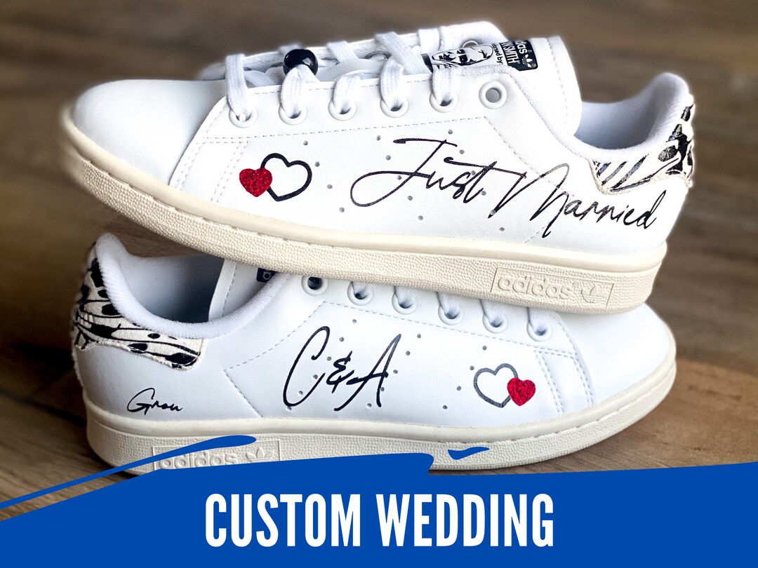CUSTOM WEDDING Personalization of Shoes for a Wedding, Hand Painted ...