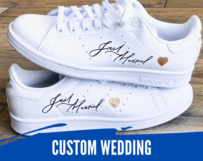 CUSTOM WEDDING - Personalization of Shoes for a Wedding, Hand Painted ...