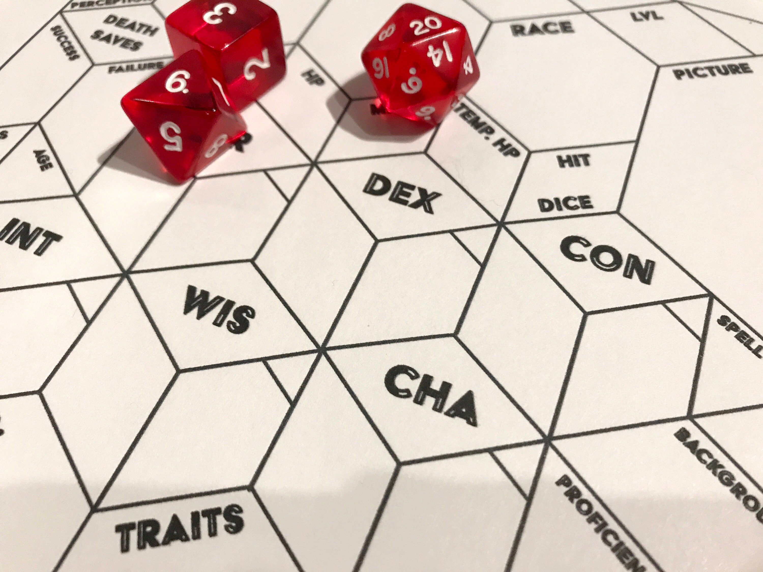 5e Art Deco Character Sheet D&D - Etsy