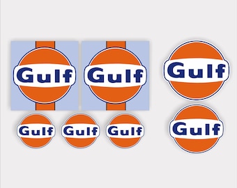 Gulf Racing Decals - Etsy