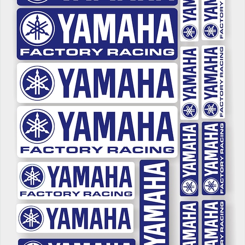 Yamaha Racing Decals / Stickers Printed on Quality Vinyl & - Etsy