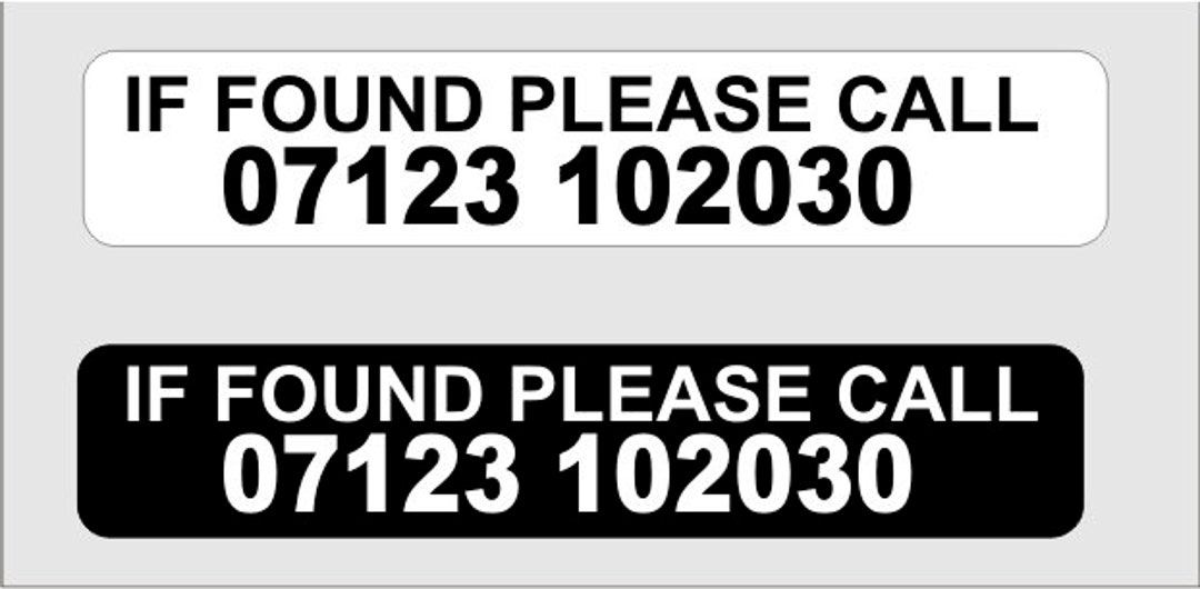 10x Drone, Lost and Found Stickers, High Quality Waterproof Vinyl ...