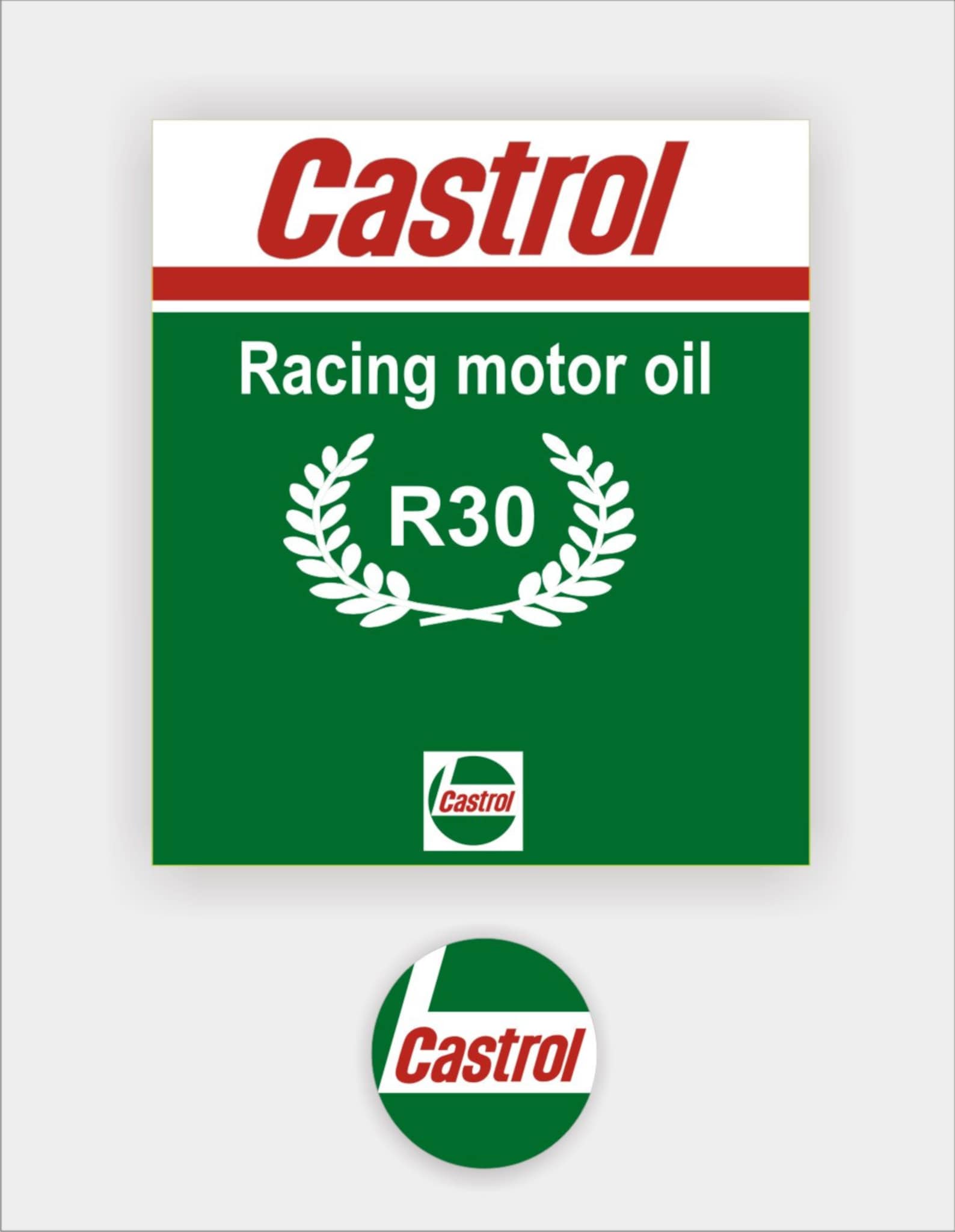 4x Castrol R30 / R40 Oil Fun Beer Bottle Labels for Fans of - Etsy