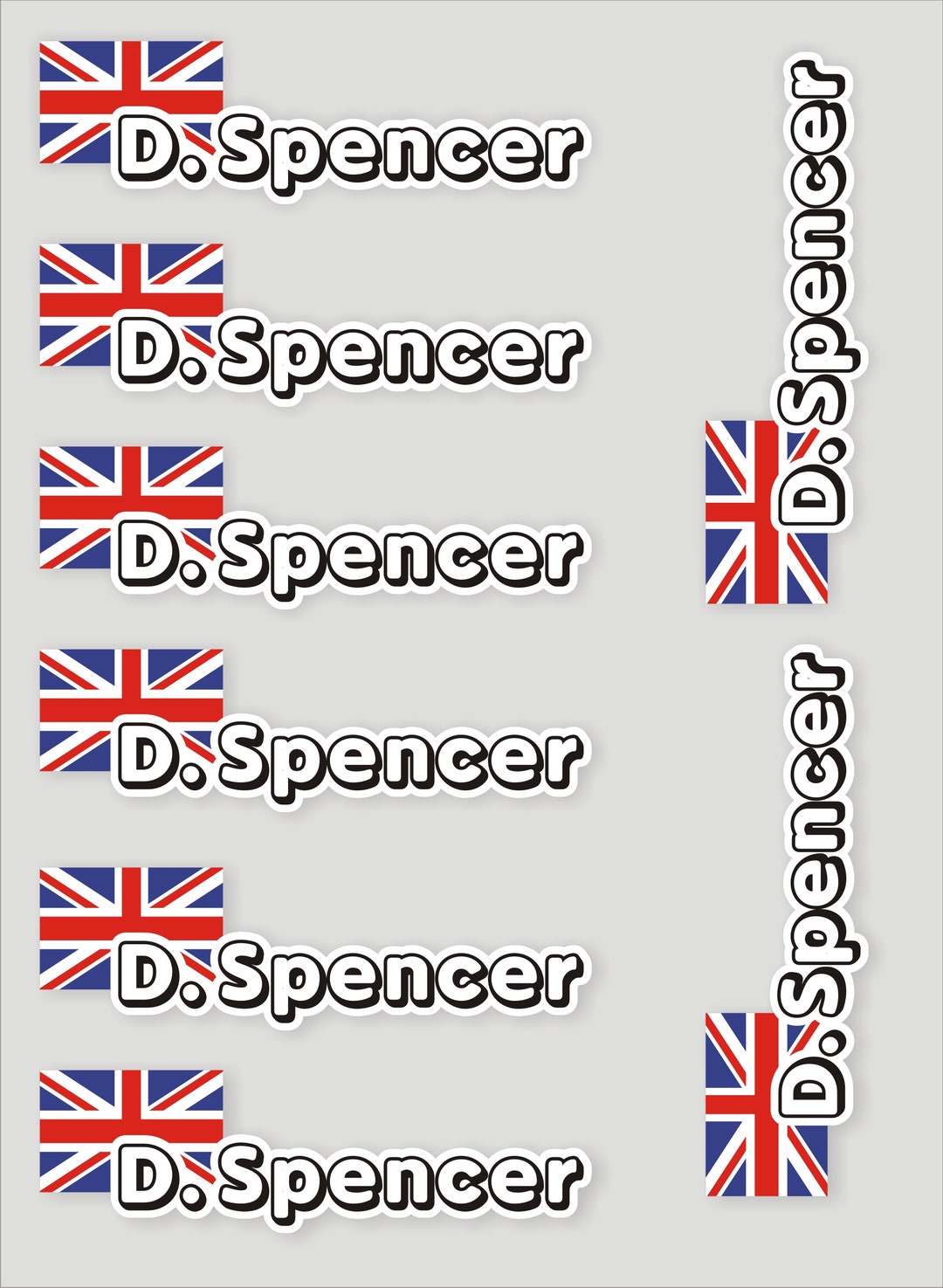 Driver Rider Name Stickers Pack Of 8 Ideal Helmet Size Approx 9 driver-rider-name-stickers-pack-of-8-ideal-helmet-size-approx-9