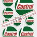 8 X Castrol Oil Decals / Stickers, Quality Vinyl, Laminated - Etsy