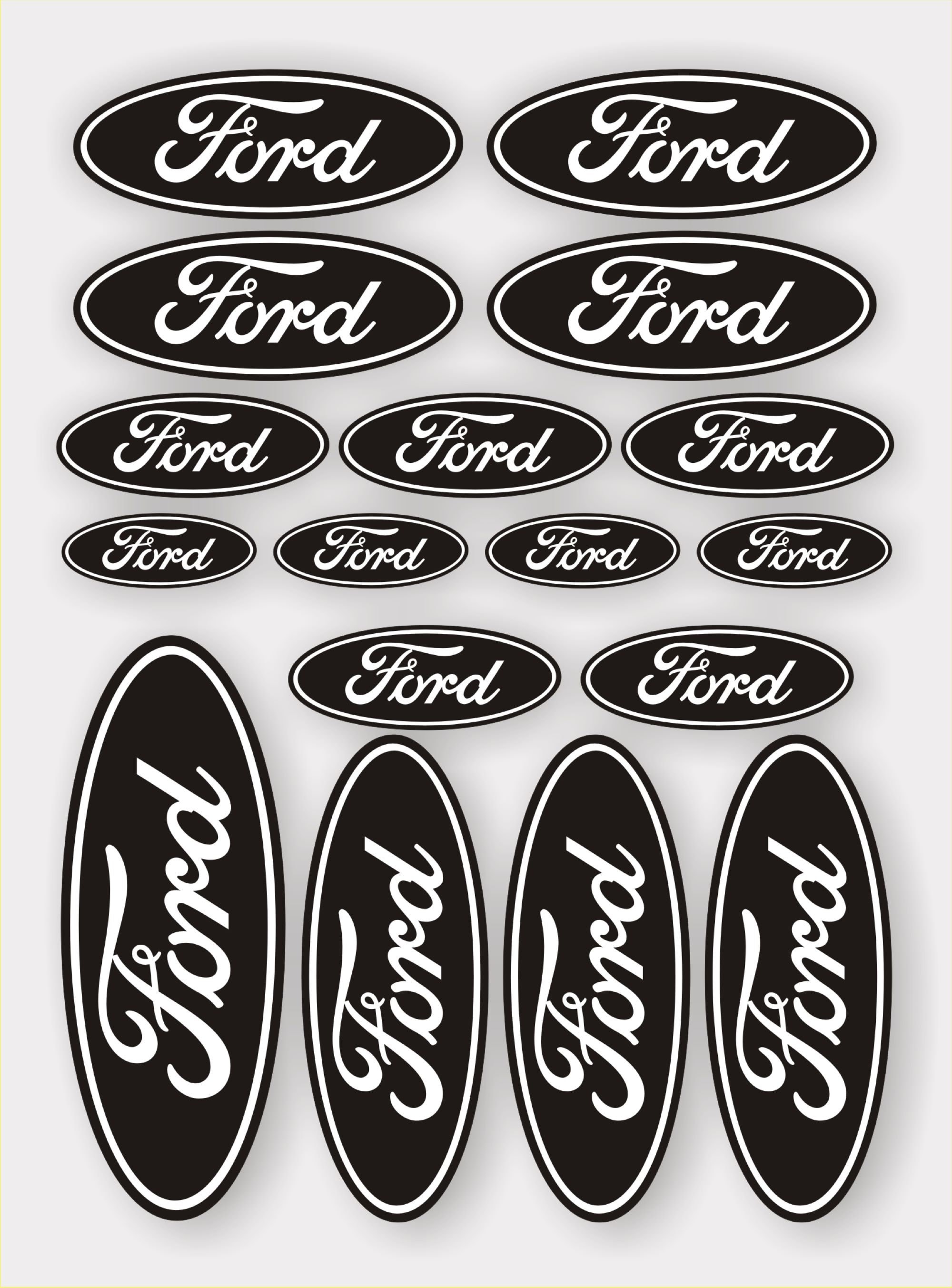Ford Symbols Decals