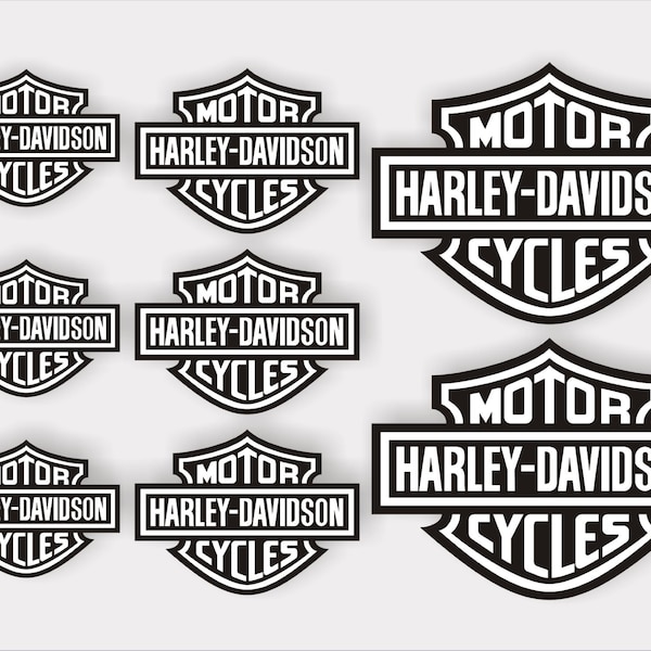 Harley Davidson Decals and Stickers - Etsy