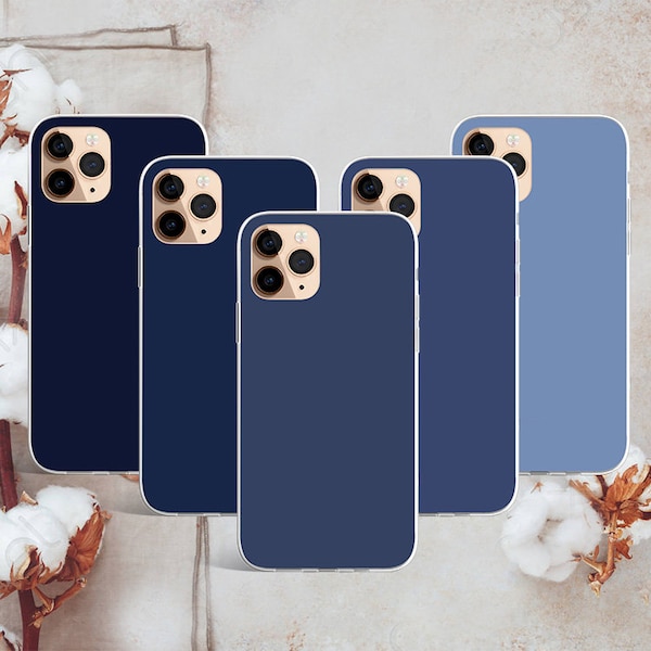Navy Blue iPhone Case - Etsy