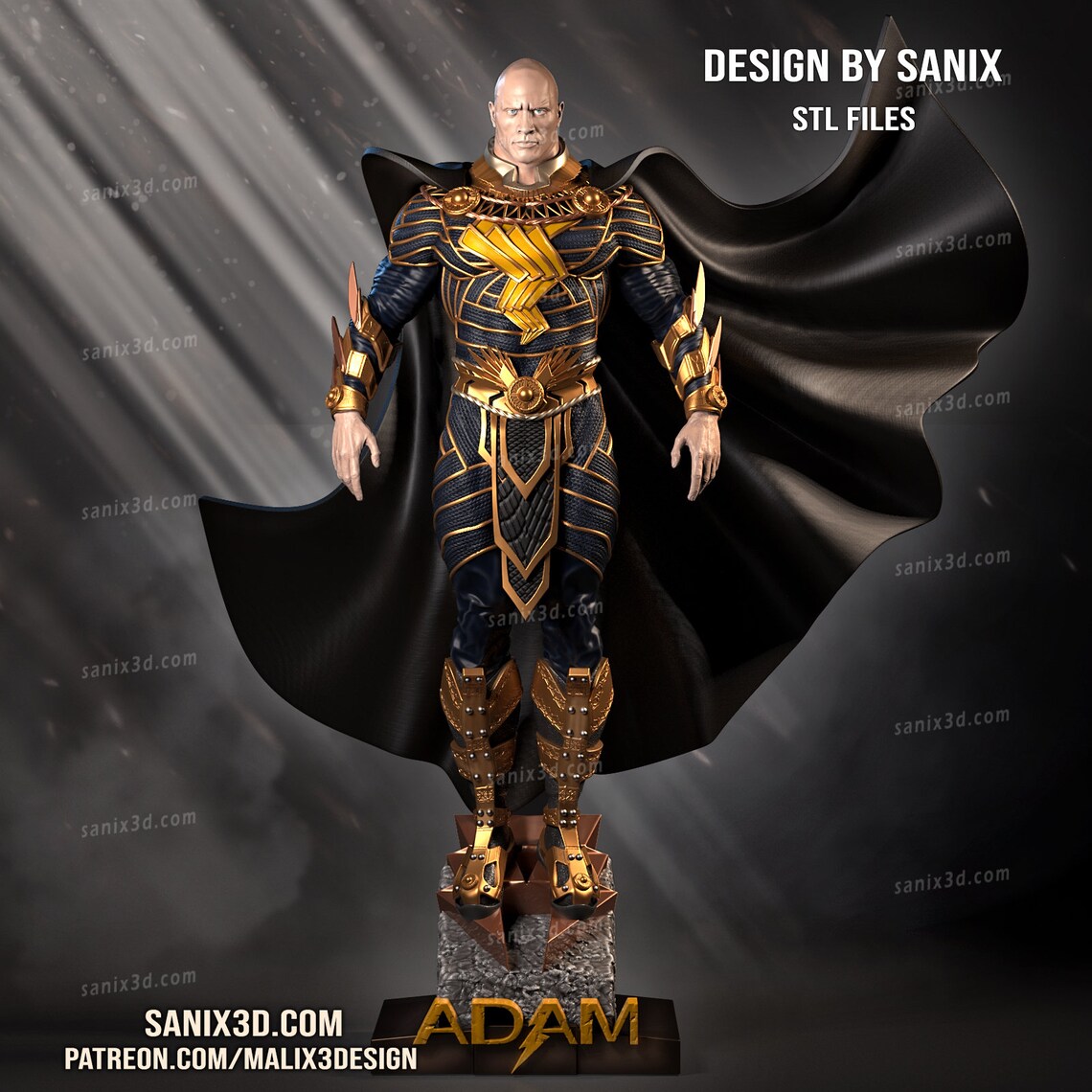 Black Adam X-MEN Diorama Figure Resin Cinema - Etsy
