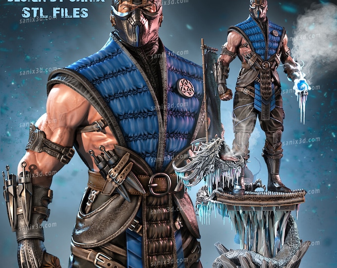 SUB-ZERO X-MEN Diorama Figure Resin Cinema Comics Games Avengers - Etsy