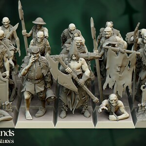 Zombie Hordes Set / Zombie Horde D&D Wargames Lost - Etsy