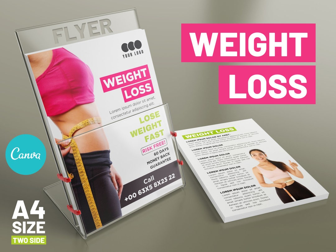 Tirzepatide Weight Loss Flyer | Editable Canva Template | Ready to ...