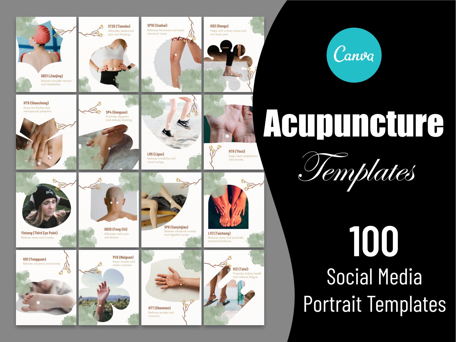 Acupuncture Template - Customizable Instagram Templates for Acupuncture ...