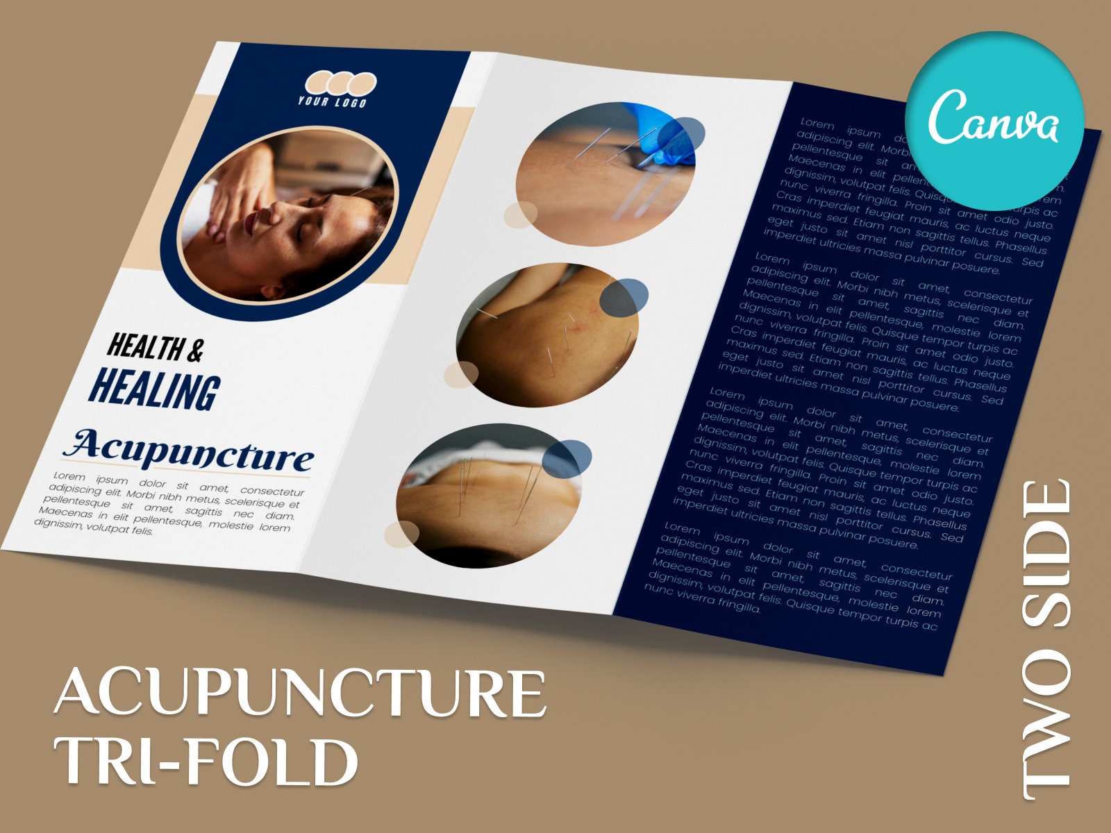 Acupuncture Trifold Template - Homeopathy Therapy Trifolds Templates ...
