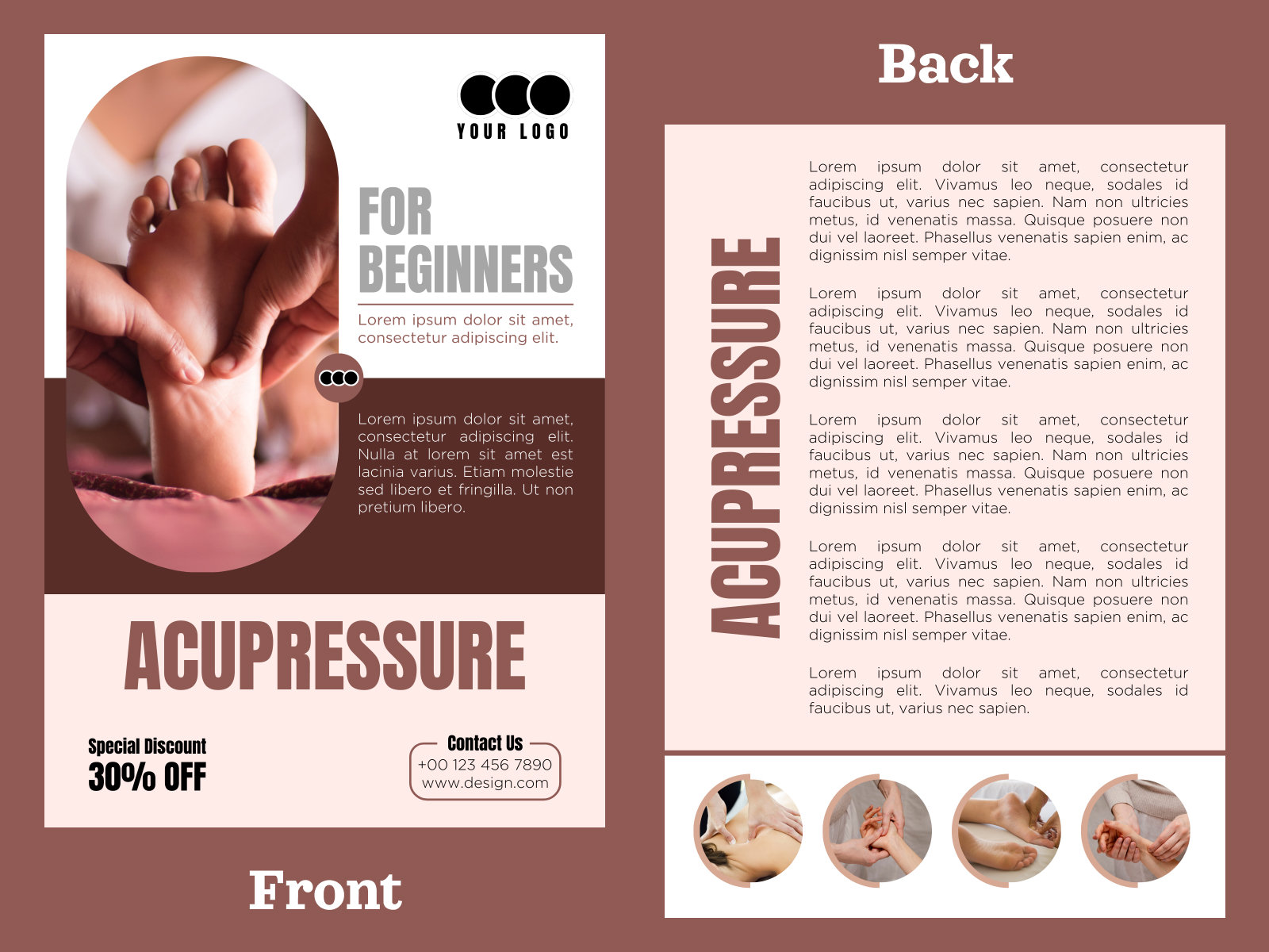Acupressure Flyer Template - Homeopathy Therapy Flyers Templates ...