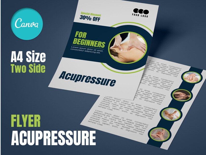Acupressure Flyer Template - Homeopathy Therapy Flyers Templates ...