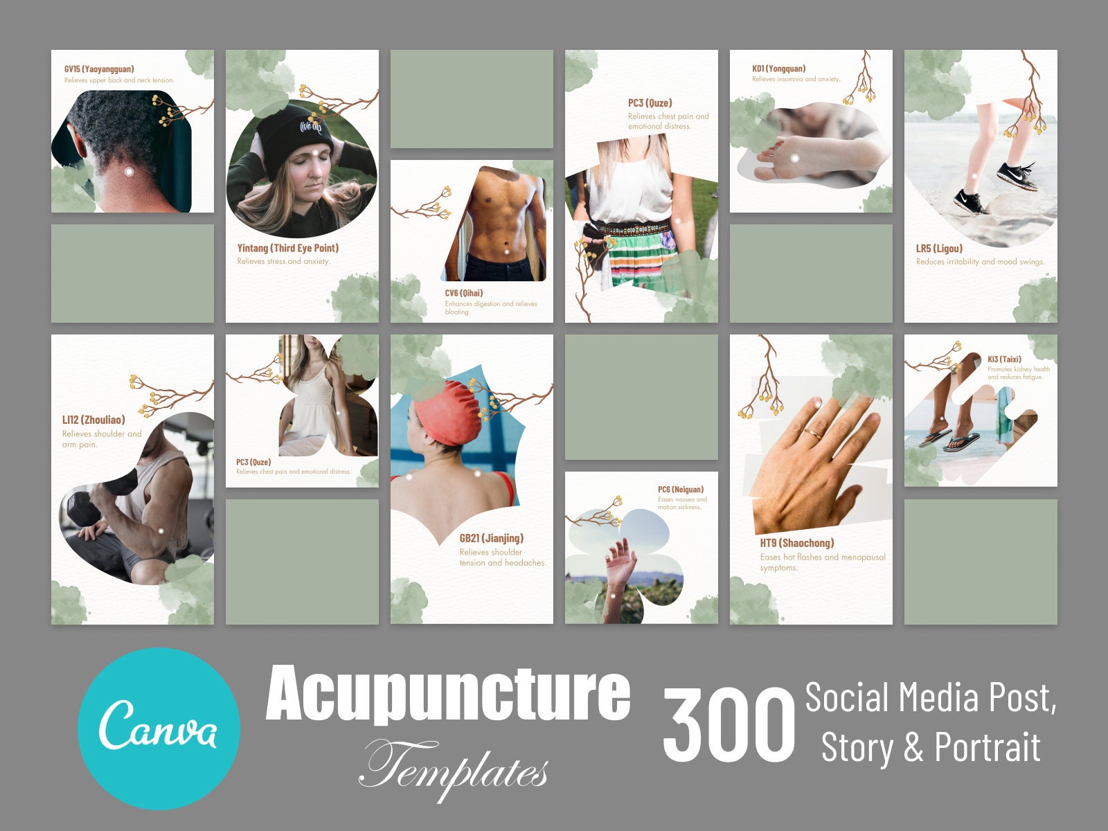 Acupuncture Template - Customizable Instagram Templates for Acupuncture ...
