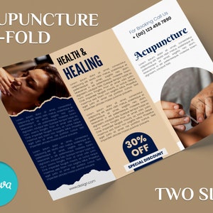 Acupuncture Trifold Template - Homeopathy Therapy Trifolds Templates ...