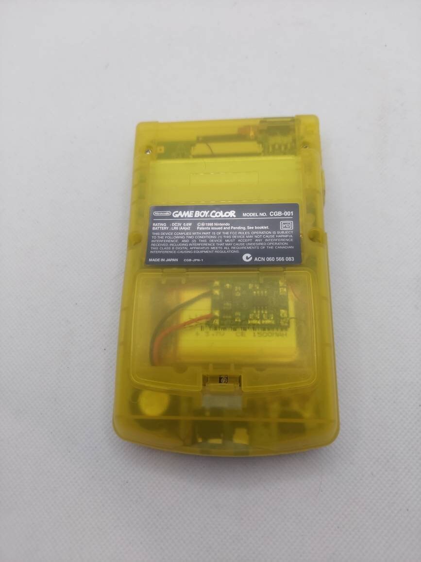Rechargeable IPS Pikachu Gameboy Color - Etsy