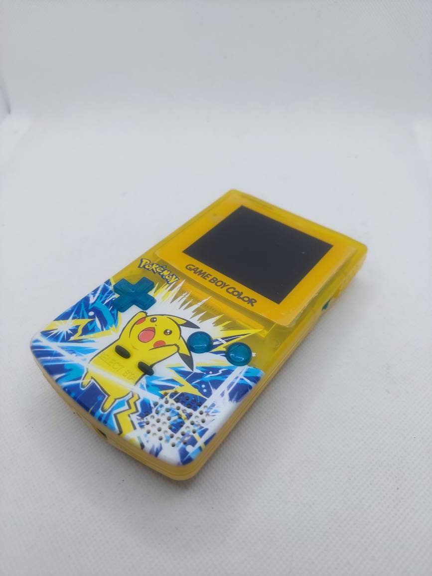 Rechargeable IPS Pikachu Gameboy Color - Etsy