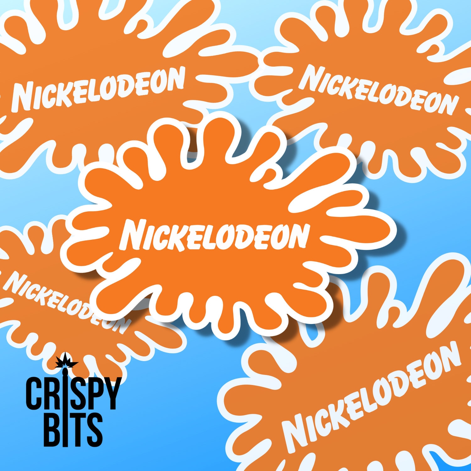 Nickelodeon Orange Splat Logo