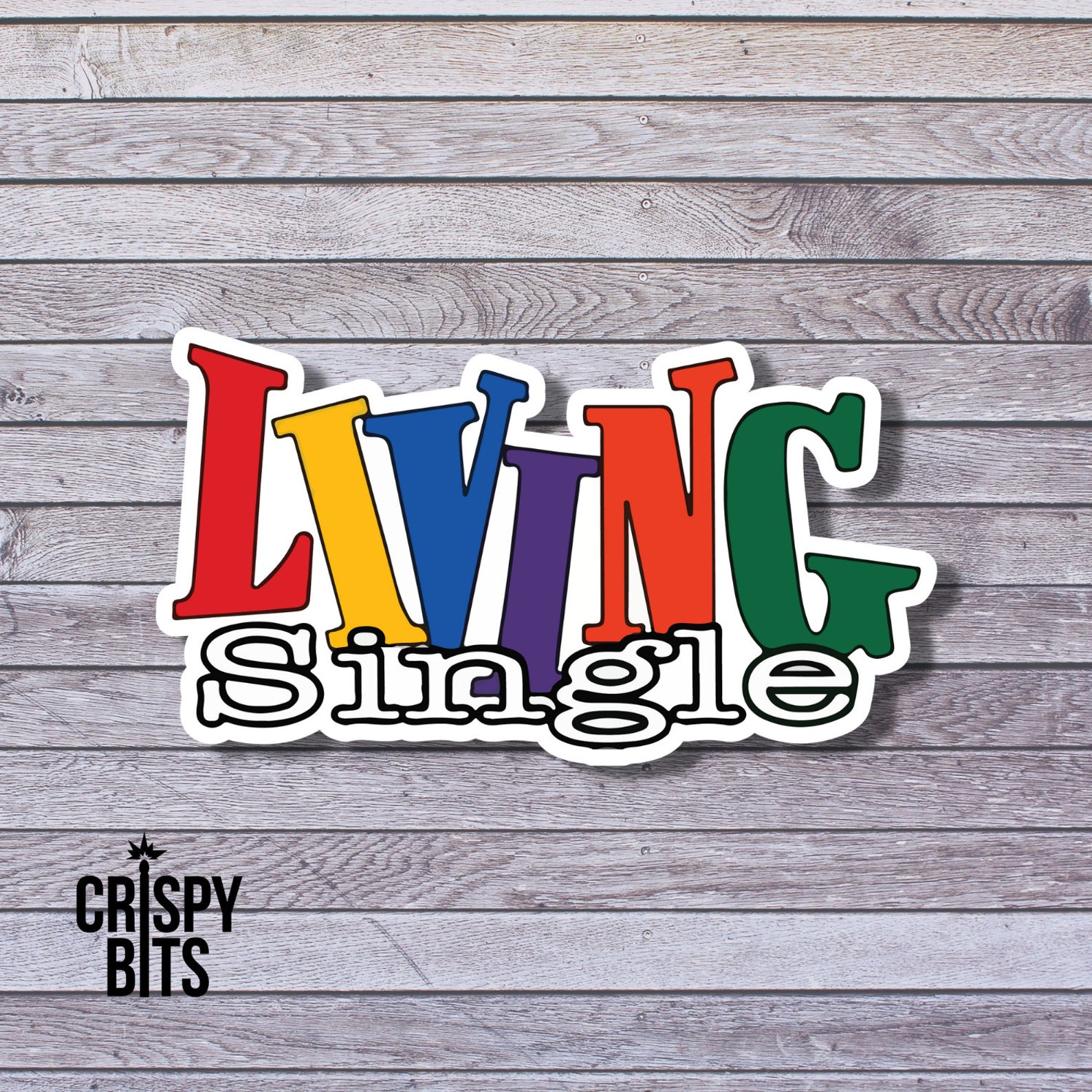 Living Single Sticker TV Show Funny 90s Sticker - Etsy