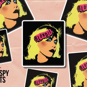 Blondie Sticker | Music Sticker | Band | Heart of Glass| Rock and Roll ...