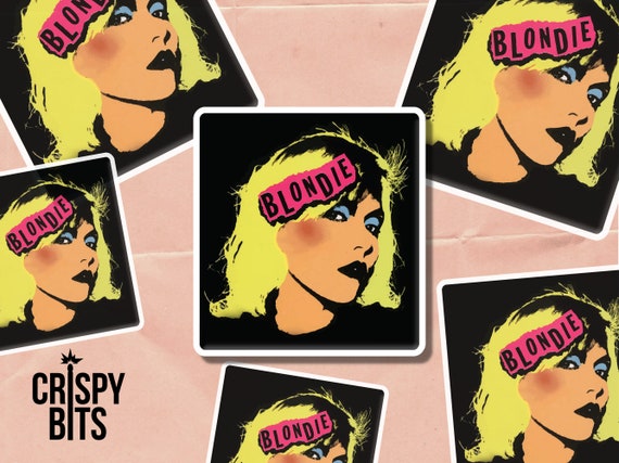 Blondie Sticker Music Sticker Band Heart of Glass Rock - Etsy