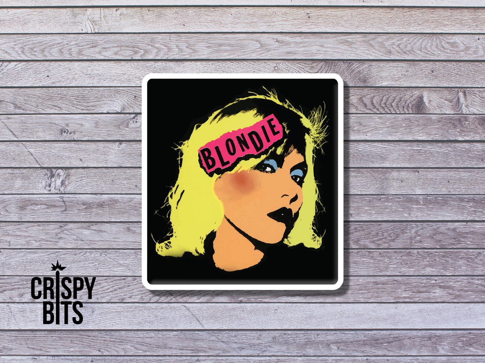 Blondie Sticker Music Sticker Band Heart of Glass Rock - Etsy