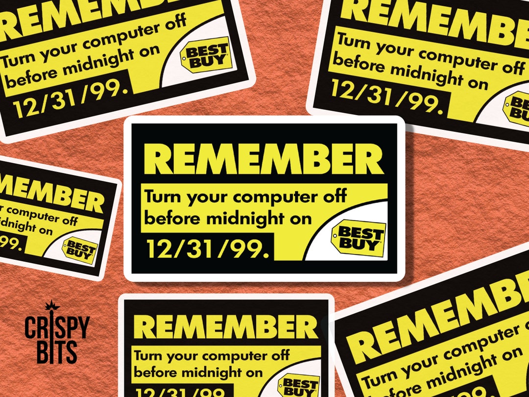 Y2K Sticker | Best Buy Sticker | Funny Sticker | Millennial | Gen Z ...