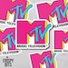 MTV Sticker | Neon Sticker | Music Sticker | Retro Sticker | Fun ...