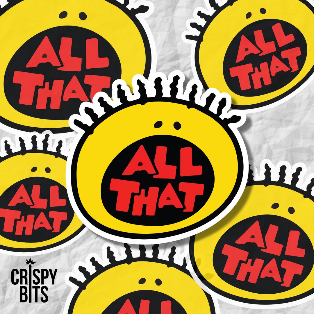 All That Sticker | Nickelodeon Sticker | 90s Sticker | Nostalgia ...