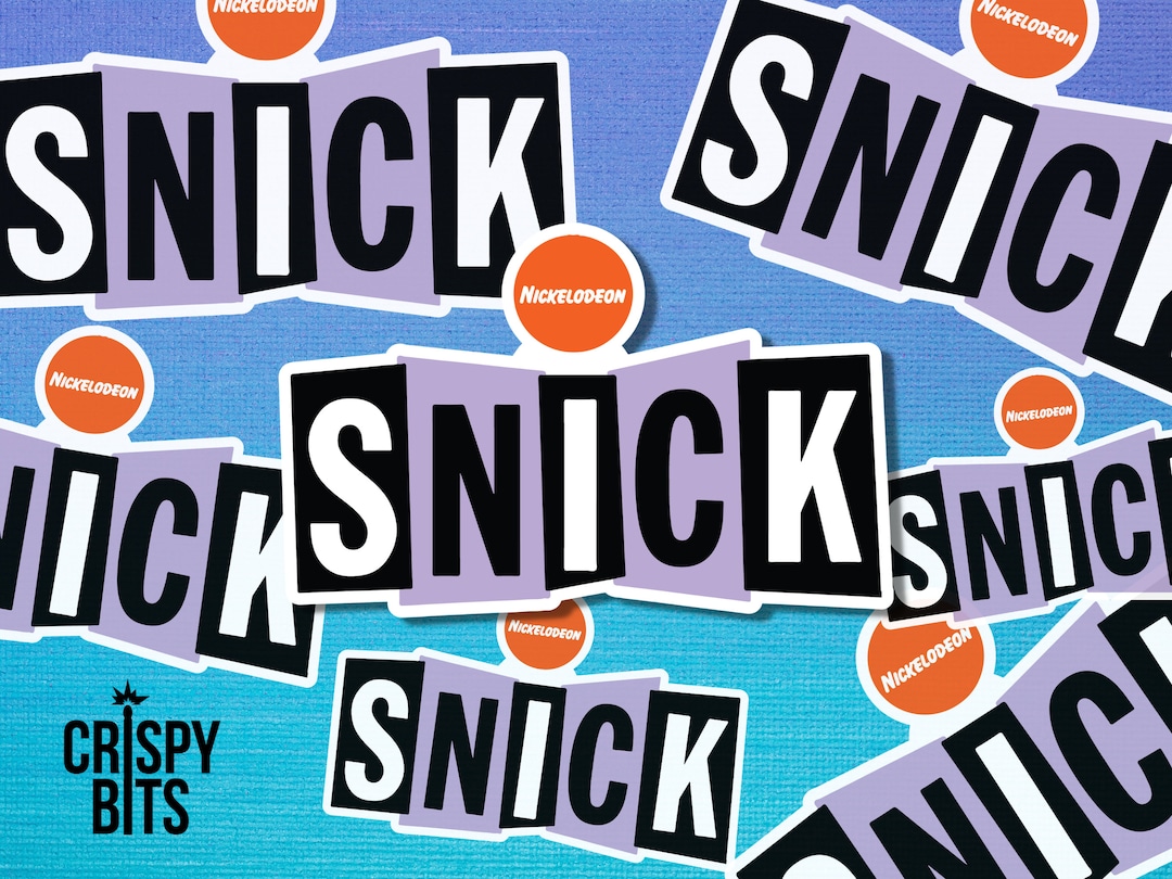 SNICK Sticker | Nickelodeon Sticker | Saturday | 90s Sticker | Fun ...
