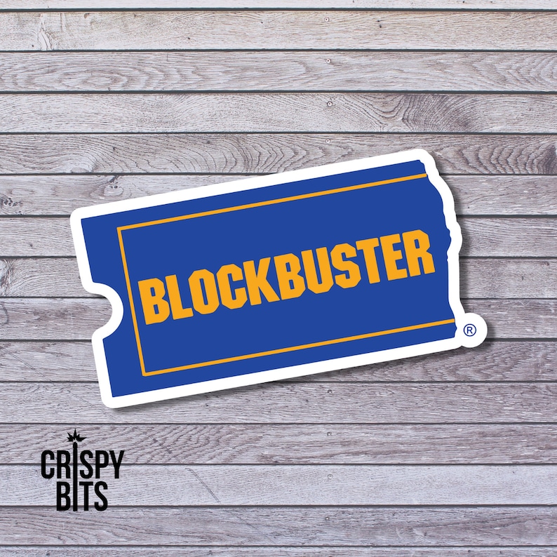 Blockbuster Sticker | Blockbuster Video Sticker | Retro Sticker ...
