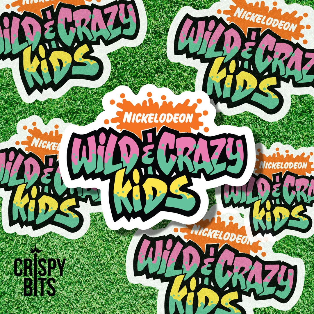 Wild & Crazy Kids Sticker | Nickelodeon | 90s TV Show | Slime ...