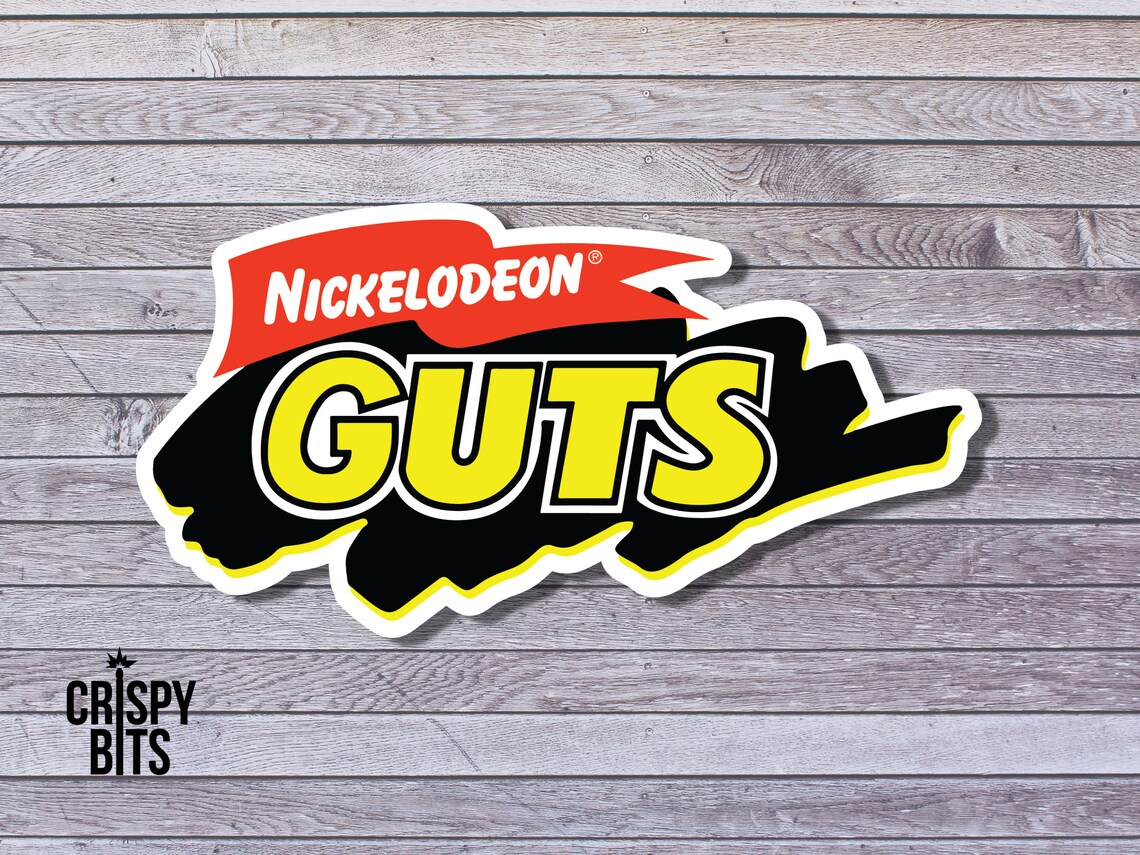 Nickelodeon Guts Sticker Hydro Flask Nick Kids Spill - Etsy