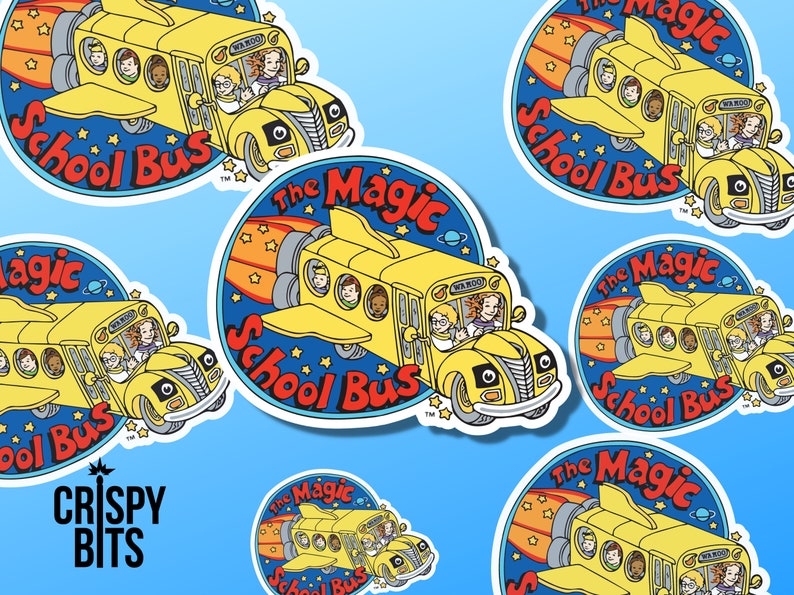 Magic School Bus Sticker Ms. Frizzle PBS Liz Laptop - Etsy