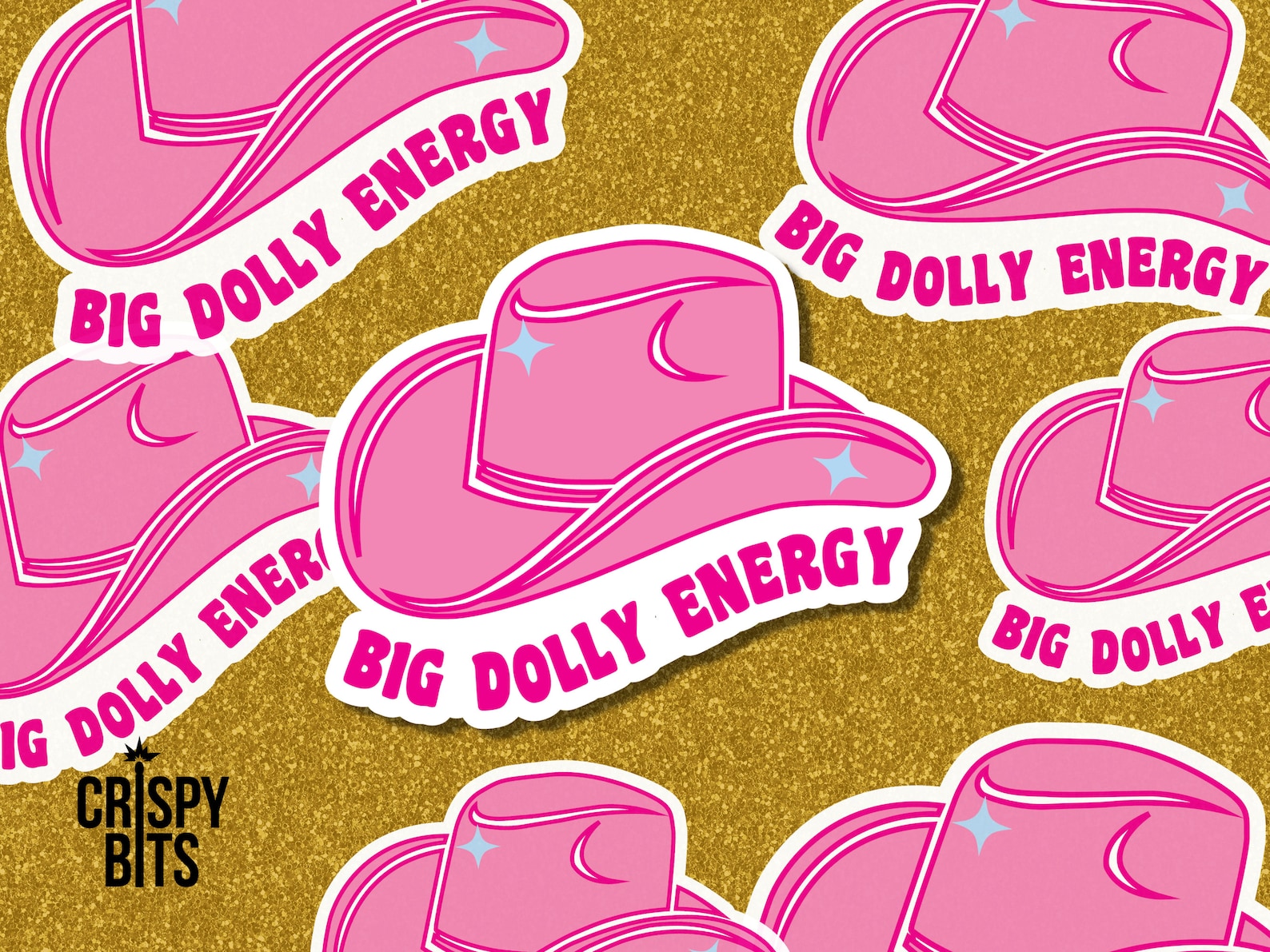 Big Dolly Energy Sticker | Dolly Parton | Nashville | Cowgirl | Country ...