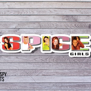 Spice Girls Sticker | Music Sticker | 90s Sticker | Spice World | Girl ...