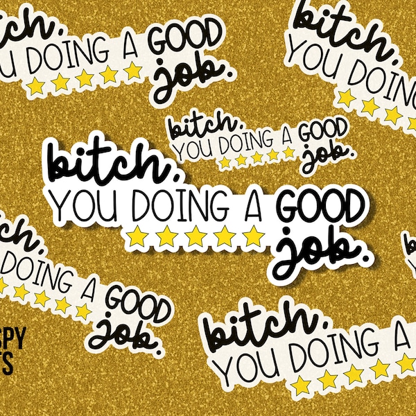 Good Job Stickers - Etsy