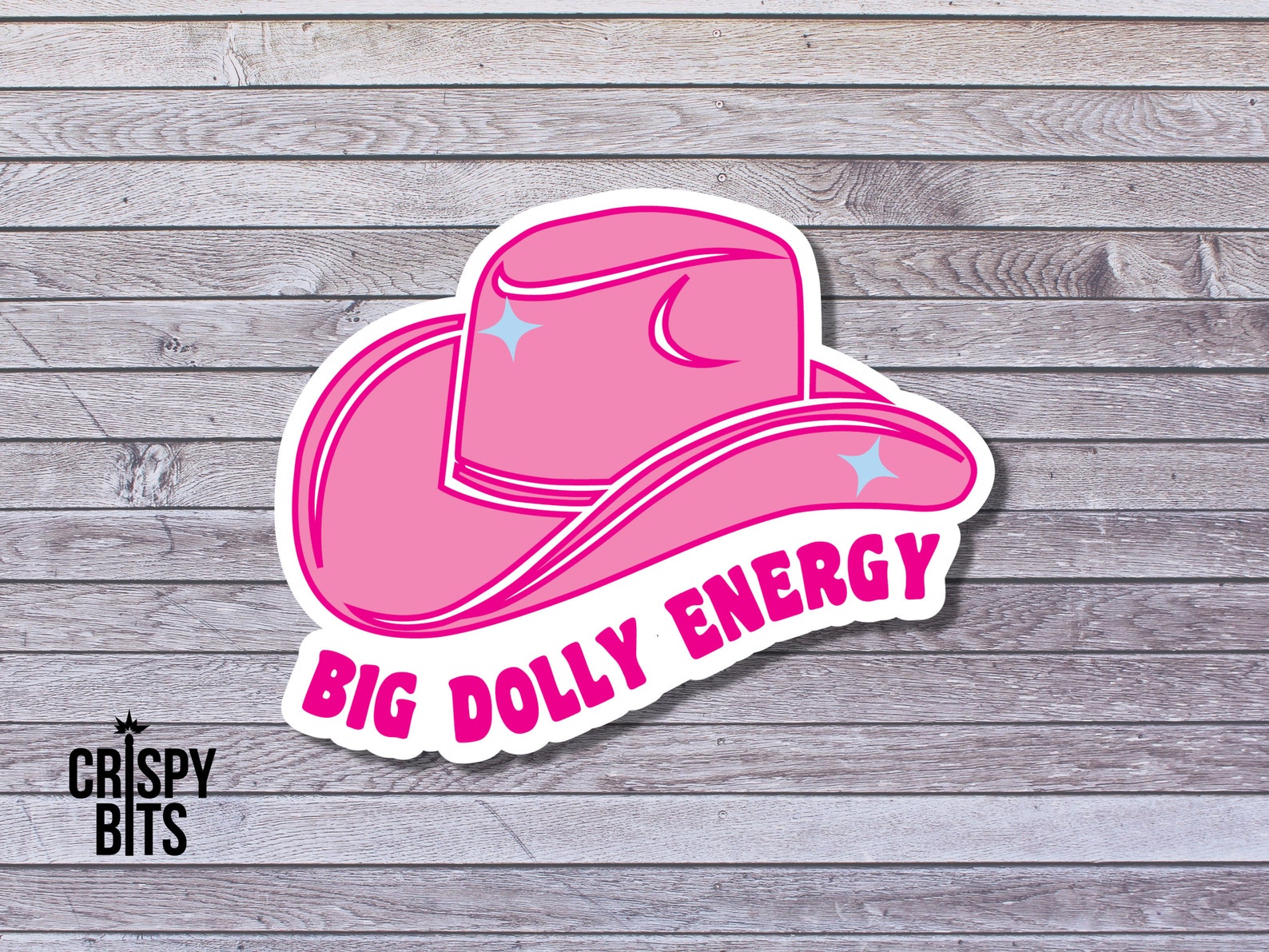 Big Dolly Energy Sticker | Dolly Parton | Nashville | Cowgirl | Country ...