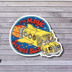 Magic School Bus Sticker | Ms. Frizzle | PBS | Liz | Laptop Sticker ...