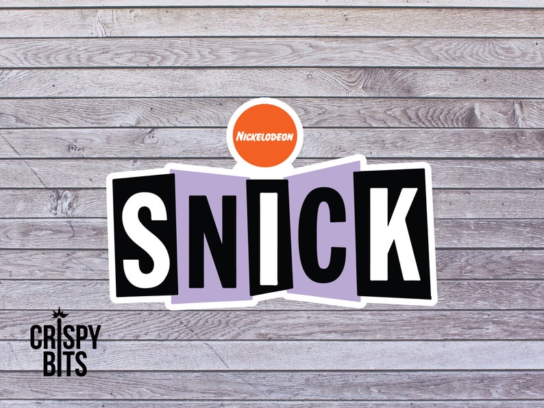 SNICK Sticker Nickelodeon Sticker Saturday 90s Sticker - Etsy