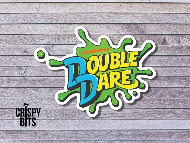 Double Dare Sticker Nickelodeon Stickers Fun Retro - Etsy