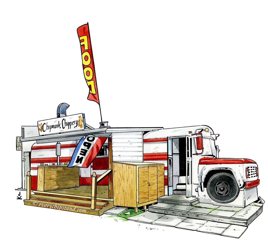 The Chipmunk Chippery - Perth, Ontario - 11 X 17" Archival Print of ...