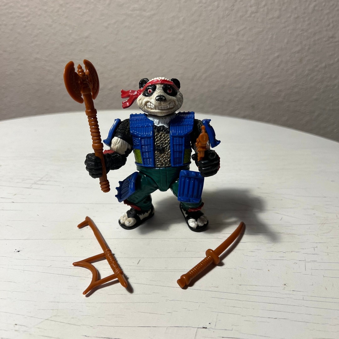 Vintage 1990 TMNT Panda Kahn, COMPLETE - Etsy