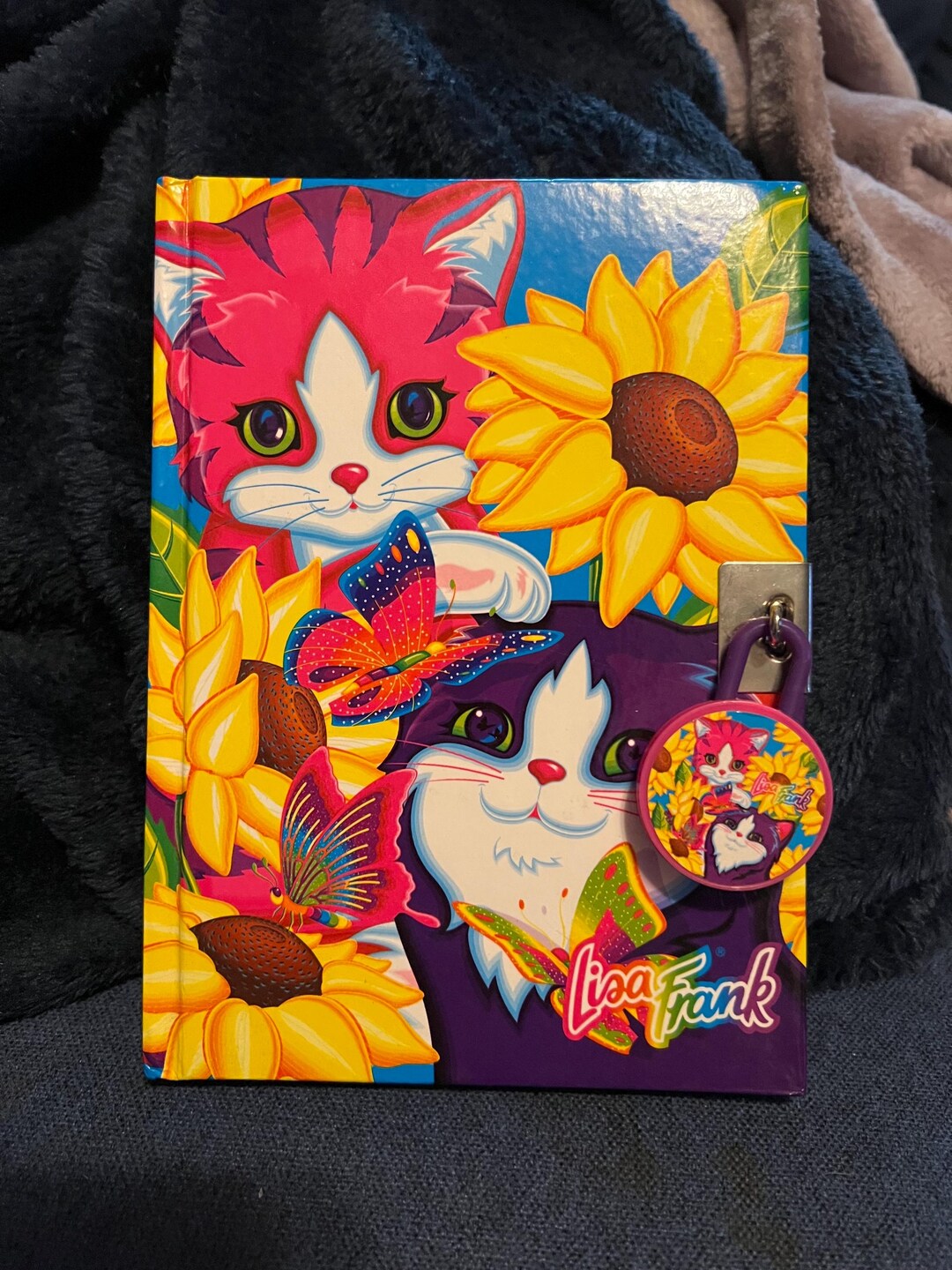 Vintage 90s Lisa Frank Cats Journal Diary WITH LOCK - Etsy