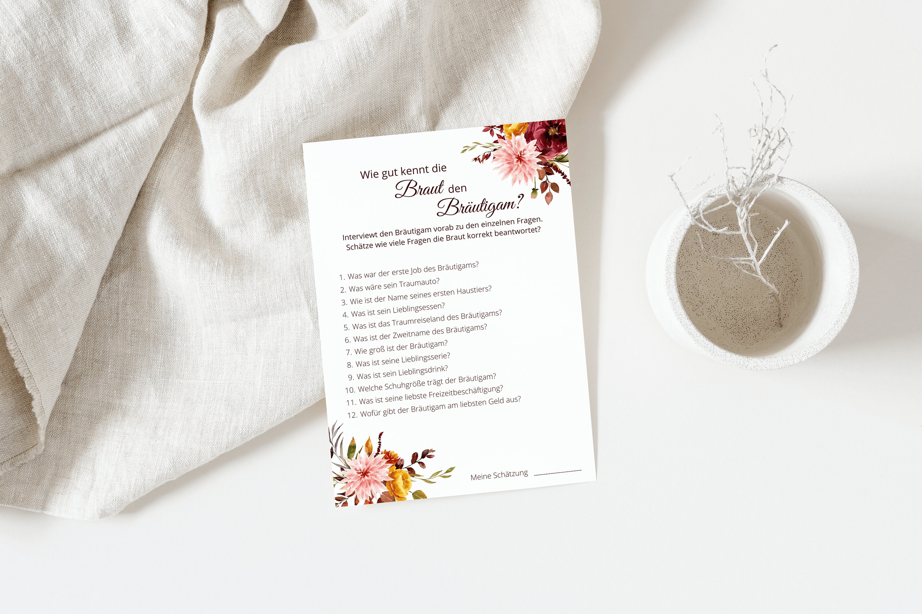 JGA Games Set Printable, Six Game Templates, Hen Party Games Set Fall ...